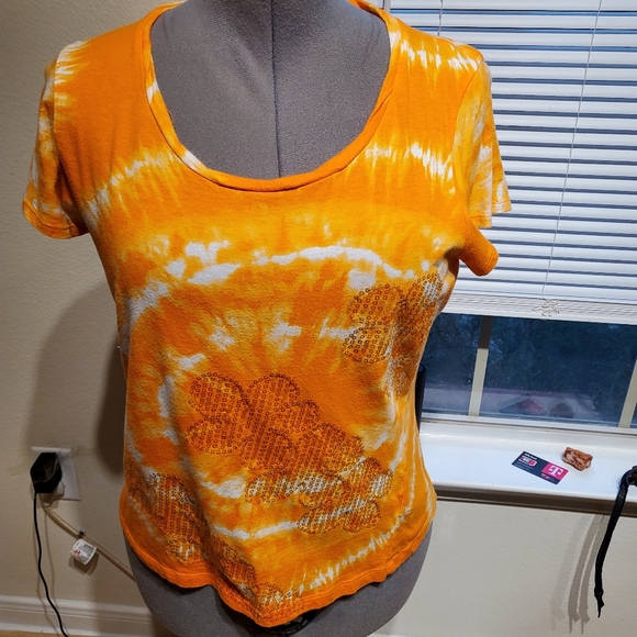 Jones New York | Tops | Sparkly Orange Top | Poshmark